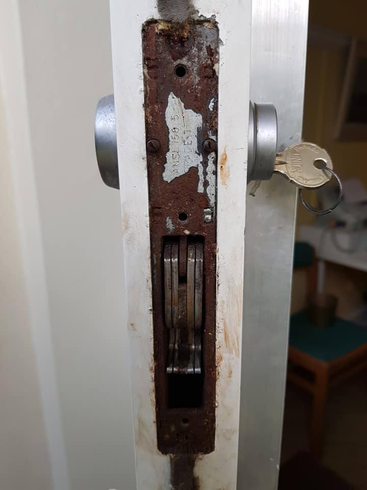 Corroded lock replaced with ISEO Montpelier Road | ASL Locksmiths