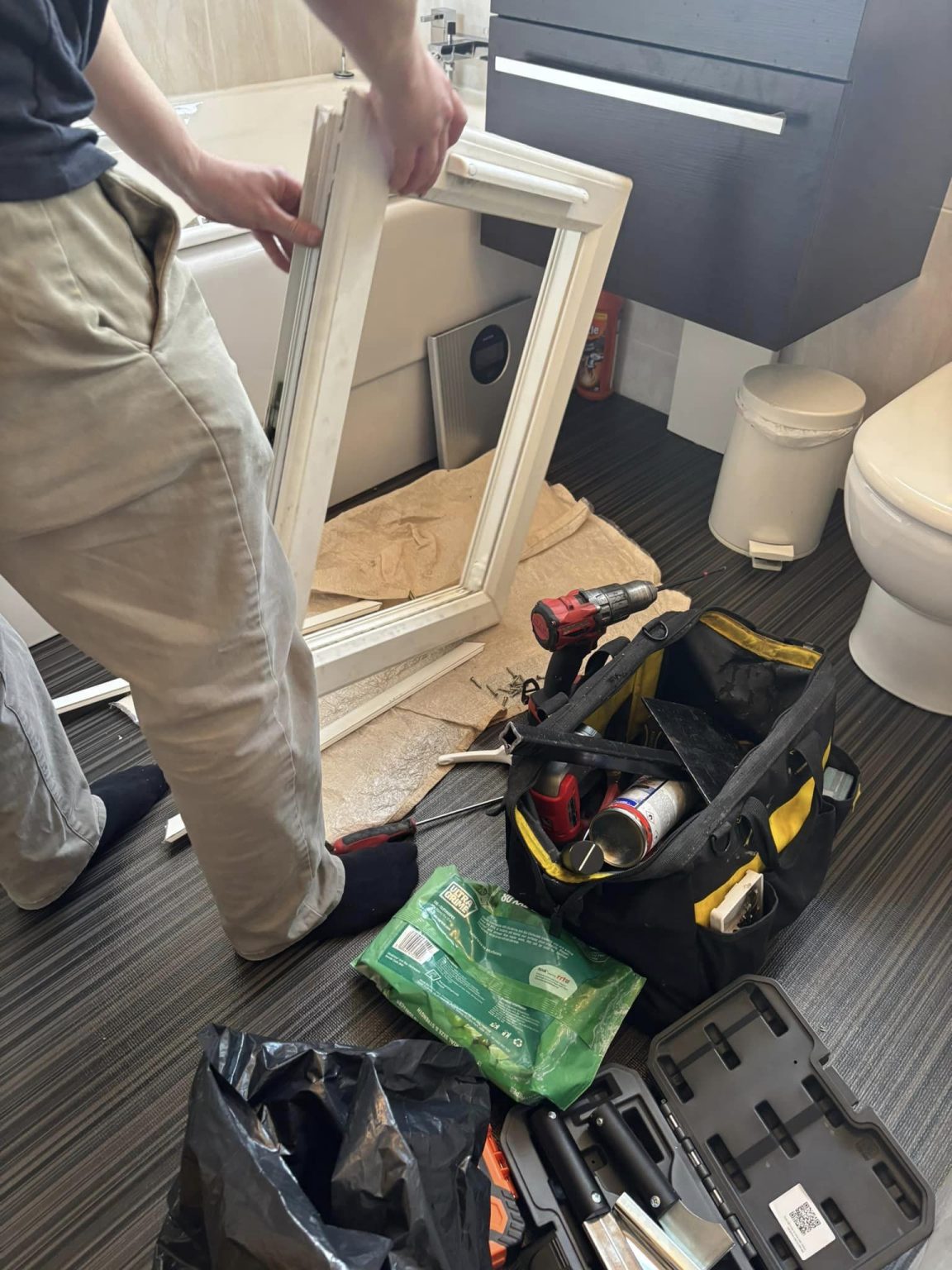 Jammed UPVC Window. Hinge, Espag and Handle Repair & Replacement | ASL ...